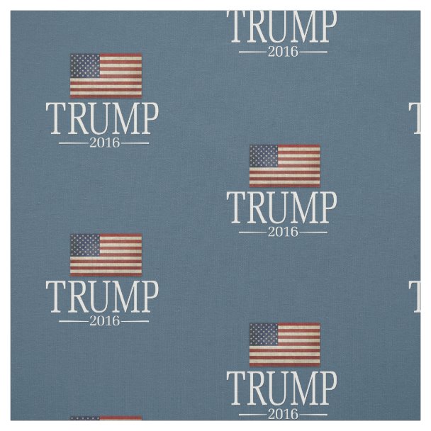 Trump Trump Fabric | Zazzle