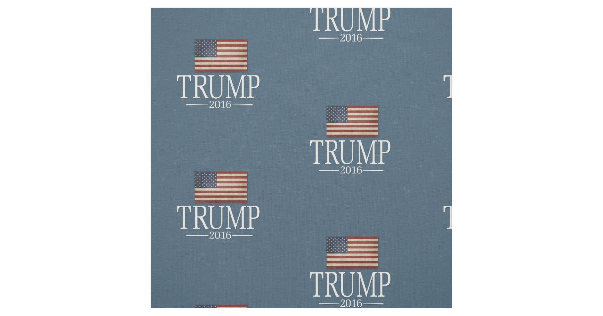 Donald Trump - President 2016 Fabric | Zazzle
