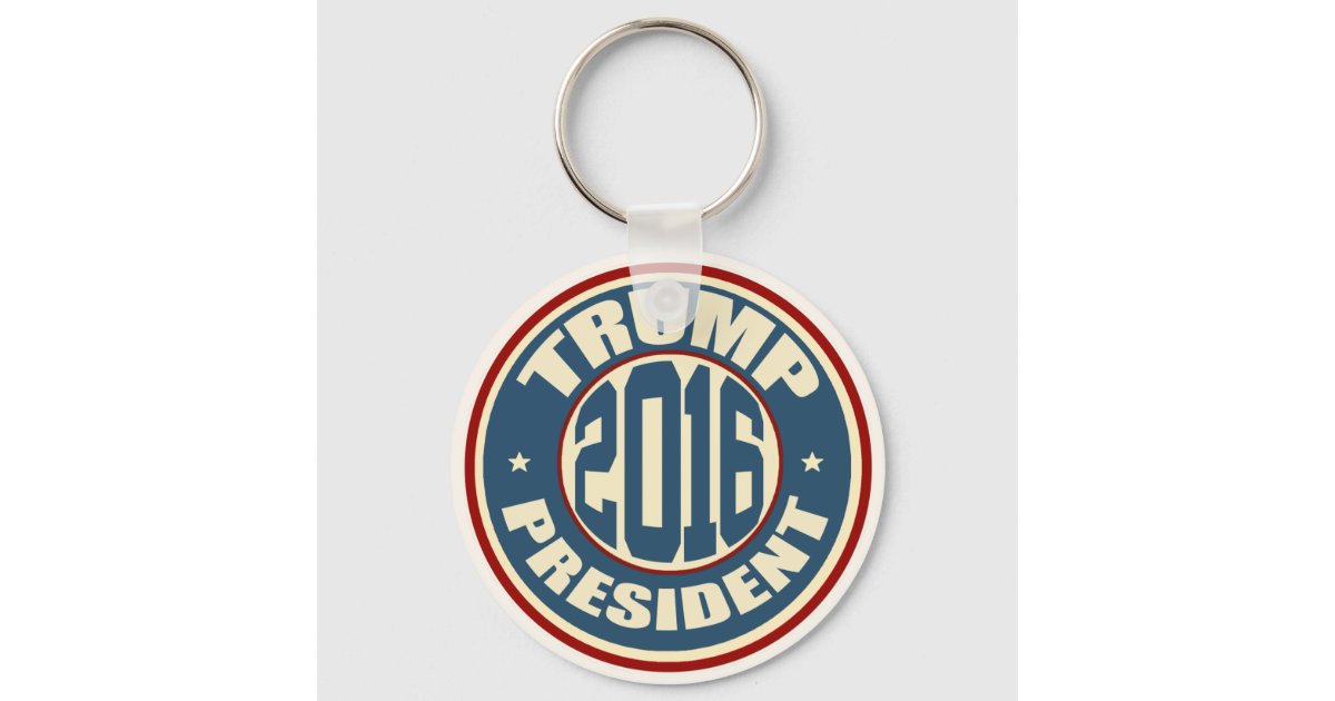 Donald Trump President 2016 Keychain | Zazzle