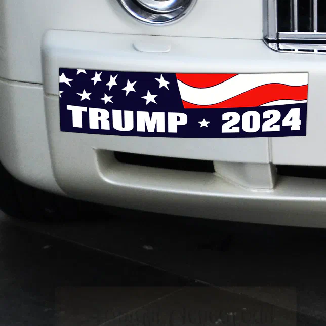 Donald Trump President 2024 Bumper Sticker | Zazzle