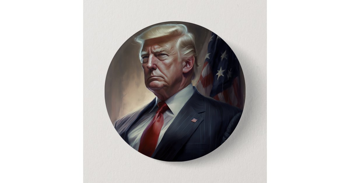 Donald Trump Presidential Button | Zazzle