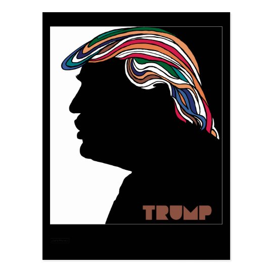 Donald Trump Psychedelic Combover Card | Zazzle.com