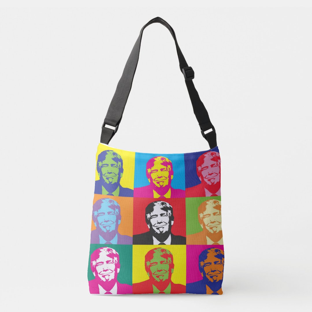 DONALD TRUMP PURSE, ALL OVER PRINT CROSSBODY BAG | Zazzle