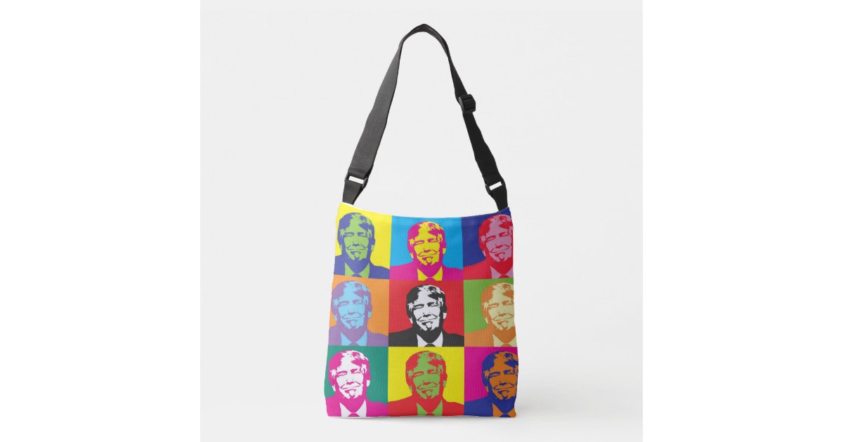 DONALD TRUMP PURSE, ALL OVER PRINT CROSSBODY BAG | Zazzle