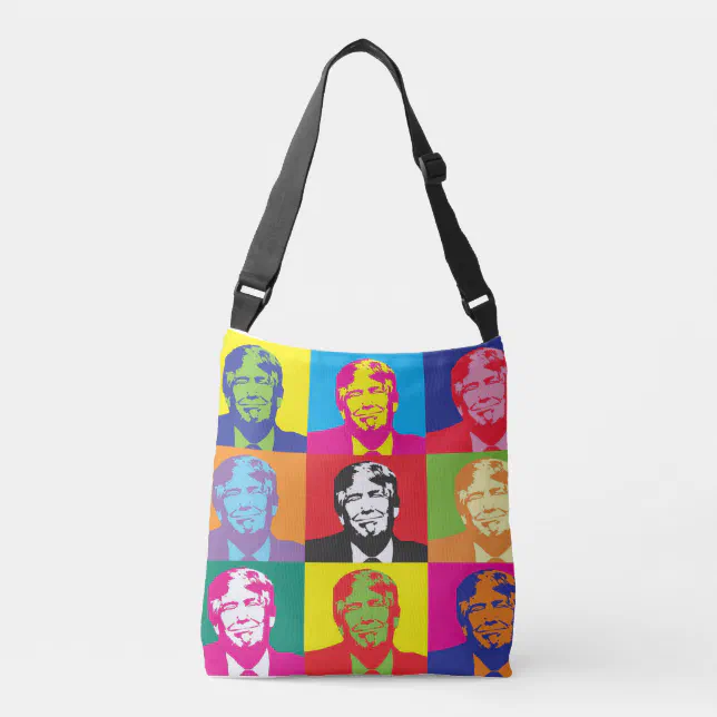 DONALD TRUMP PURSE, ALL OVER PRINT CROSSBODY BAG | Zazzle