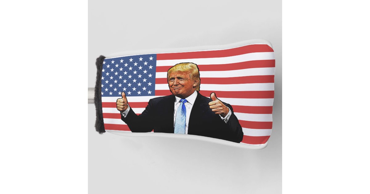 DONALD TRUMP PUTTER GOLF HEAD COVER | Zazzle