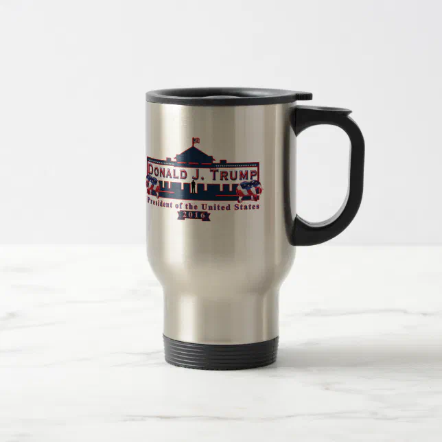 Donald Trump Red White Blue 15 oz Coffee Mug | Zazzle