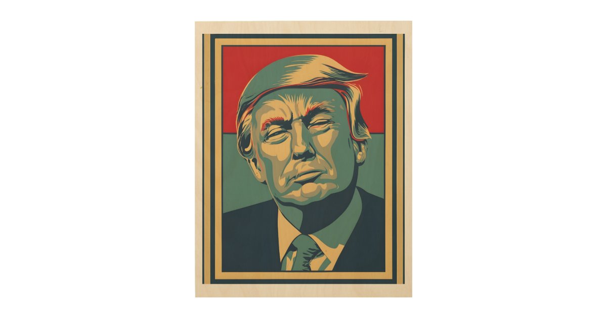 Donald Trump Retro art election 2024 political | Zazzle