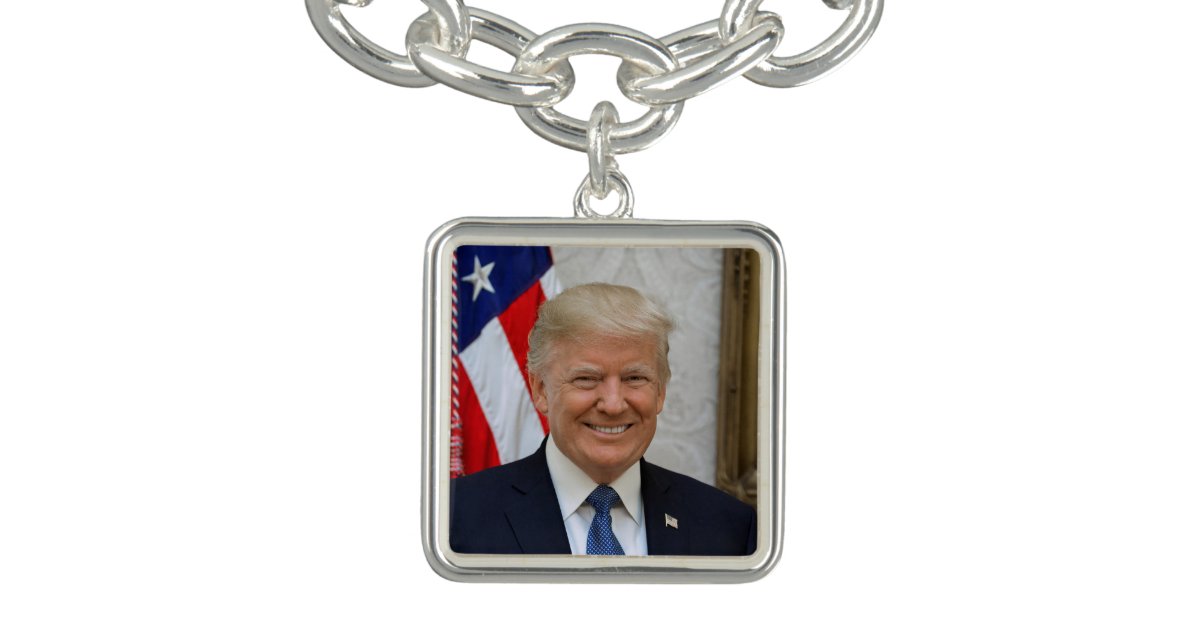 Donald Trump US President White House MAGA 2024 Bracelet | Zazzle
