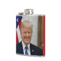 Donald Trump US President White House MAGA 2024 Flask | Zazzle