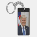 Donald Trump US President White House MAGA 2024 Keychain | Zazzle