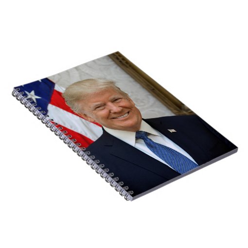 Donald Trump White House President Portrait Notebook | Zazzle