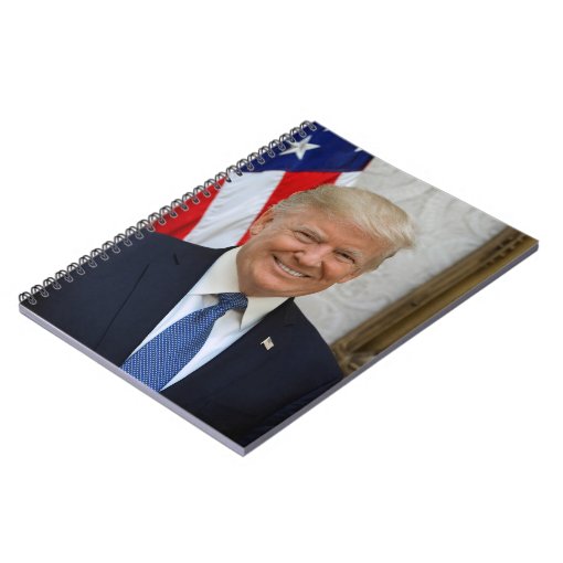 Donald Trump White House President Portrait Notebook | Zazzle