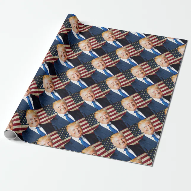Donald Trump Wrapping Paper | Zazzle