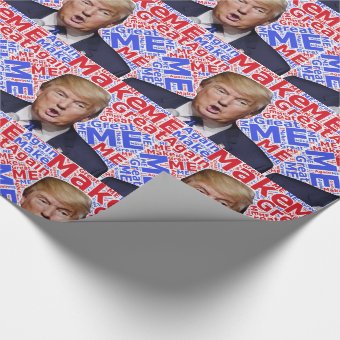 Donald Trump Wrapping Paper | Zazzle