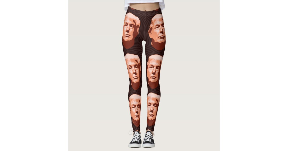 DONALD TRUMP YOGA PANTS | Zazzle