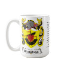 Donaldson, the origin, meaning and the crest coffee mug | Zazzle