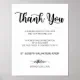 Donation Wedding Sign | Modern Calligraphy | Zazzle