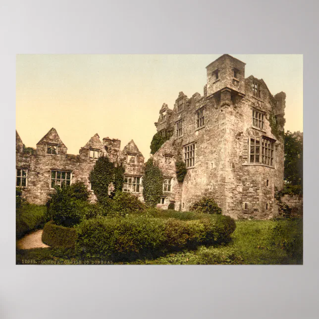 Donegal Castle, County Donegal Poster | Zazzle