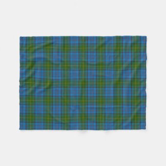Donegal County Irish Tartan Fleece Blanket | Zazzle