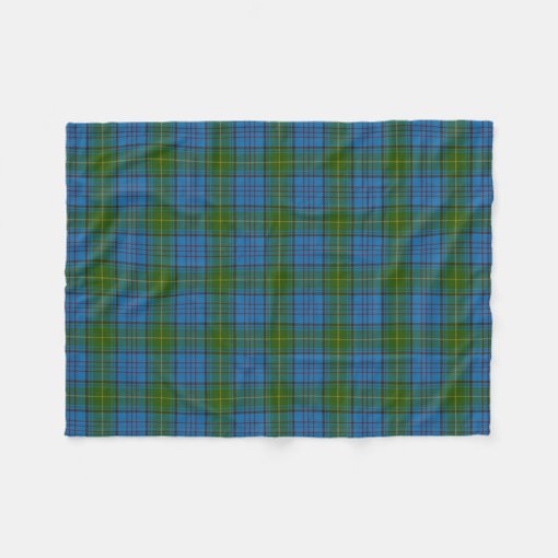 Donegal County Irish Tartan Fleece Blanket | Zazzle