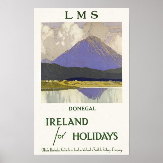 Donegal,Ireland For Holidays Poster | Zazzle.com