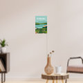 Donegal Ireland Retro Travel Art Vintage Poster | Zazzle