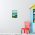 Donegal Ireland Retro Travel Art Vintage Poster | Zazzle