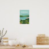 Donegal Ireland Retro Travel Art Vintage Poster | Zazzle