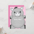 Donkey Birthday Party Pink Invitation | Zazzle