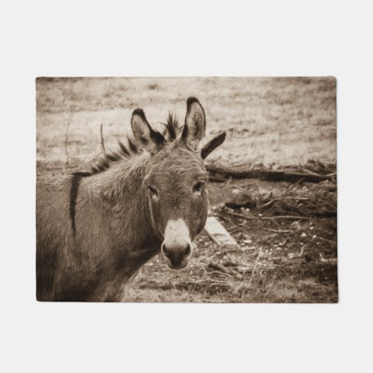 Donkey Doormat | Zazzle.com
