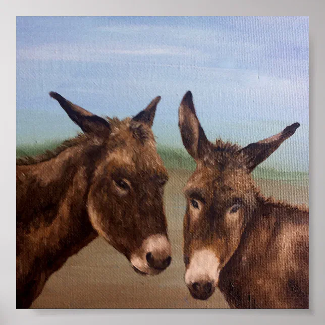 Donkey Double Poster | Zazzle