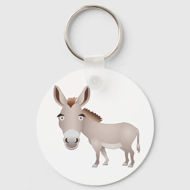 Donkey Keychain | Zazzle