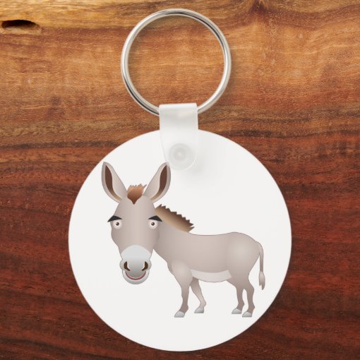 Donkey Keychain | Zazzle