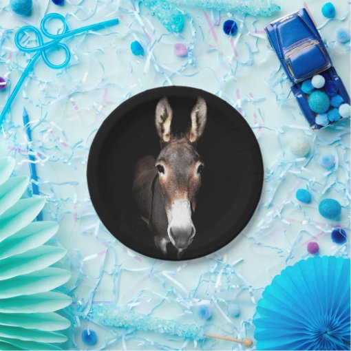 Donkey Paper Plates | Zazzle