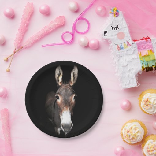 Donkey Paper Plates | Zazzle