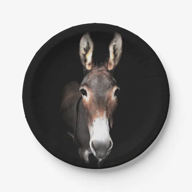 Donkey Paper Plates | Zazzle