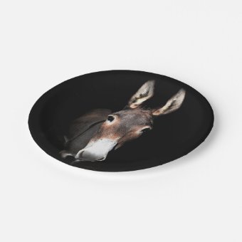 Donkey Paper Plates | Zazzle