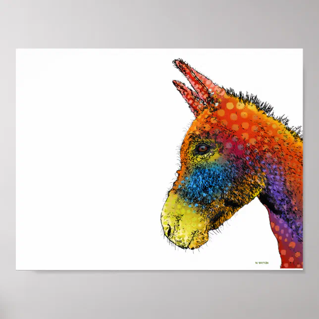 DONKEY POSTER | Zazzle