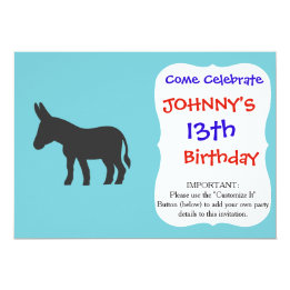Funny Horse Invitations | Zazzle