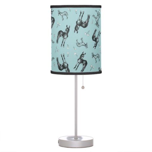 Donkeys and Dandelions Table Lamp | Zazzle
