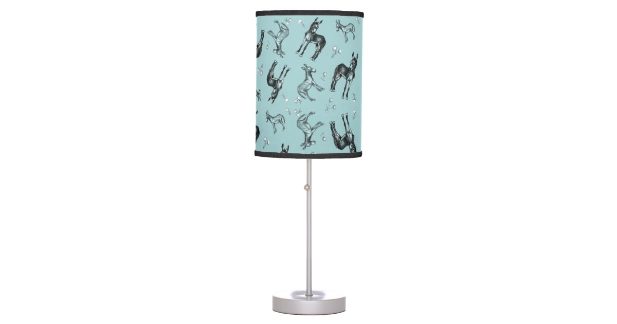 Donkeys and Dandelions Table Lamp | Zazzle