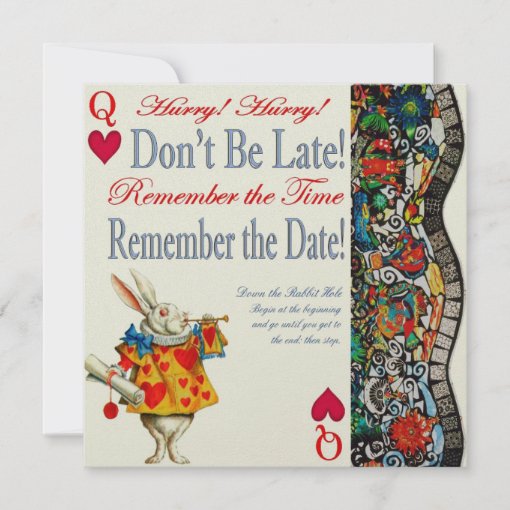 Don't Be Late! Invitation | Zazzle