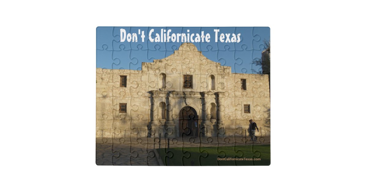 Don't Californicate Texas Acrylic Puzzle | Zazzle