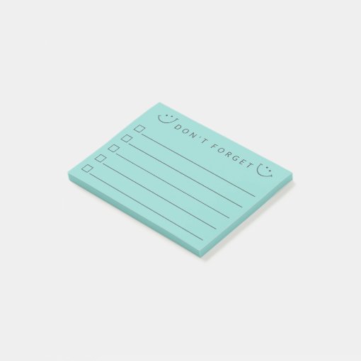 Don't Forget Smiles Post-it Notes | Zazzle