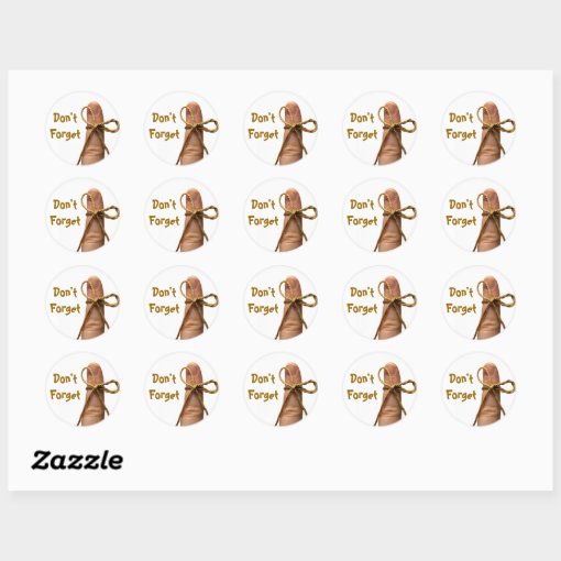 Don't forget stickers | Zazzle