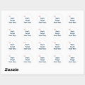 Don't Forget Your Keys Reminders Classic Round Sticker | Zazzle