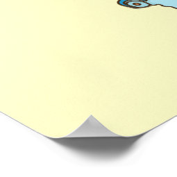 Don't give up constipation motivational quotes poster | Zazzle