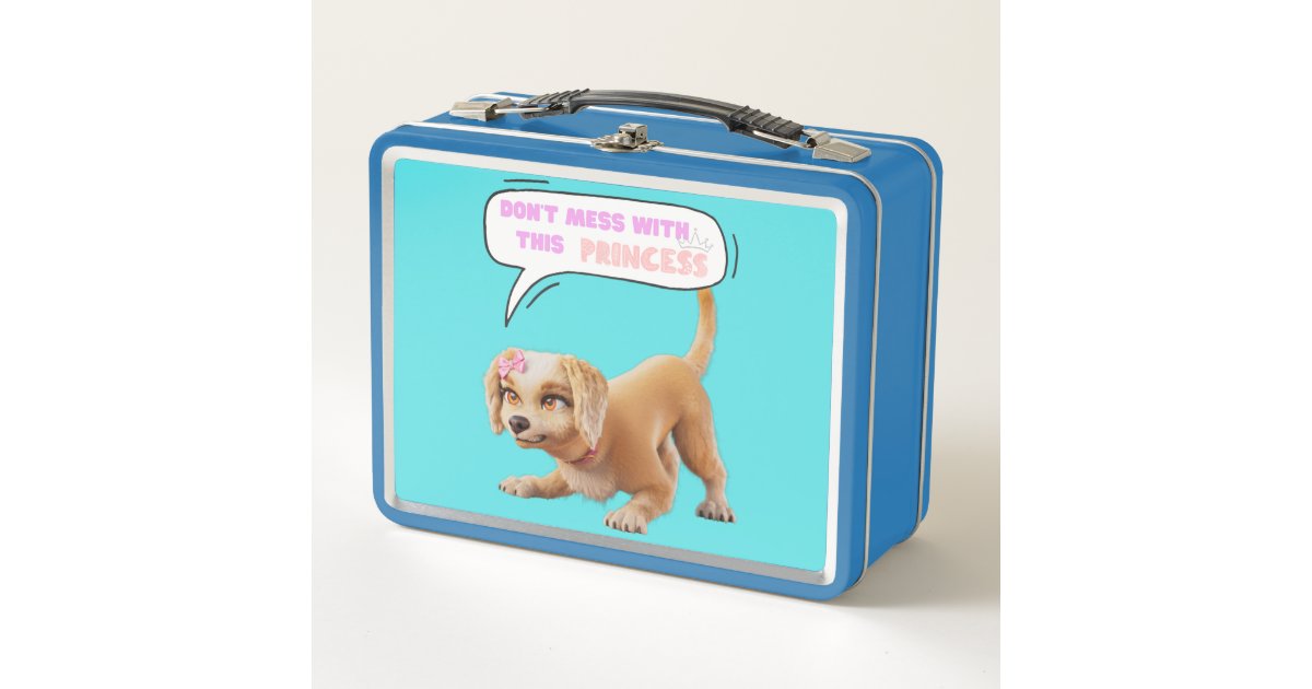 Don't Mess with This Princess Metal Lunch Box | Zazzle