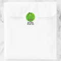 Don't Panic Romaine Calm Funny Veggie Pun Classic Round Sticker | Zazzle